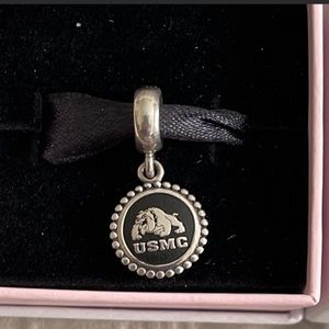Pandora | Jewelry | Very Rare New Usmc Marine Corps Pandora Dangle Bead ...